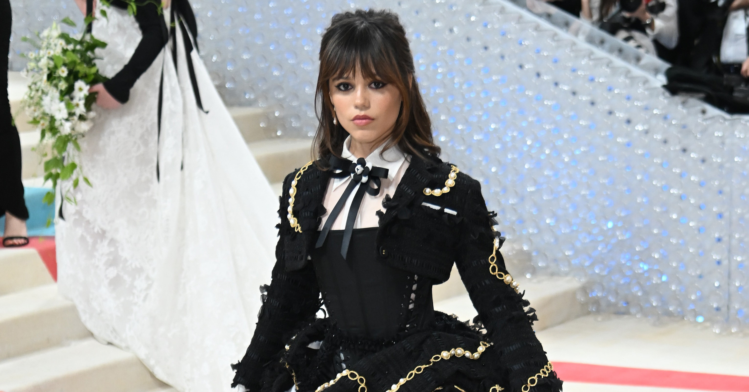 Jenna Ortega Puts A Wednesday-Worthy Twist On The Met Gala 2023 Theme