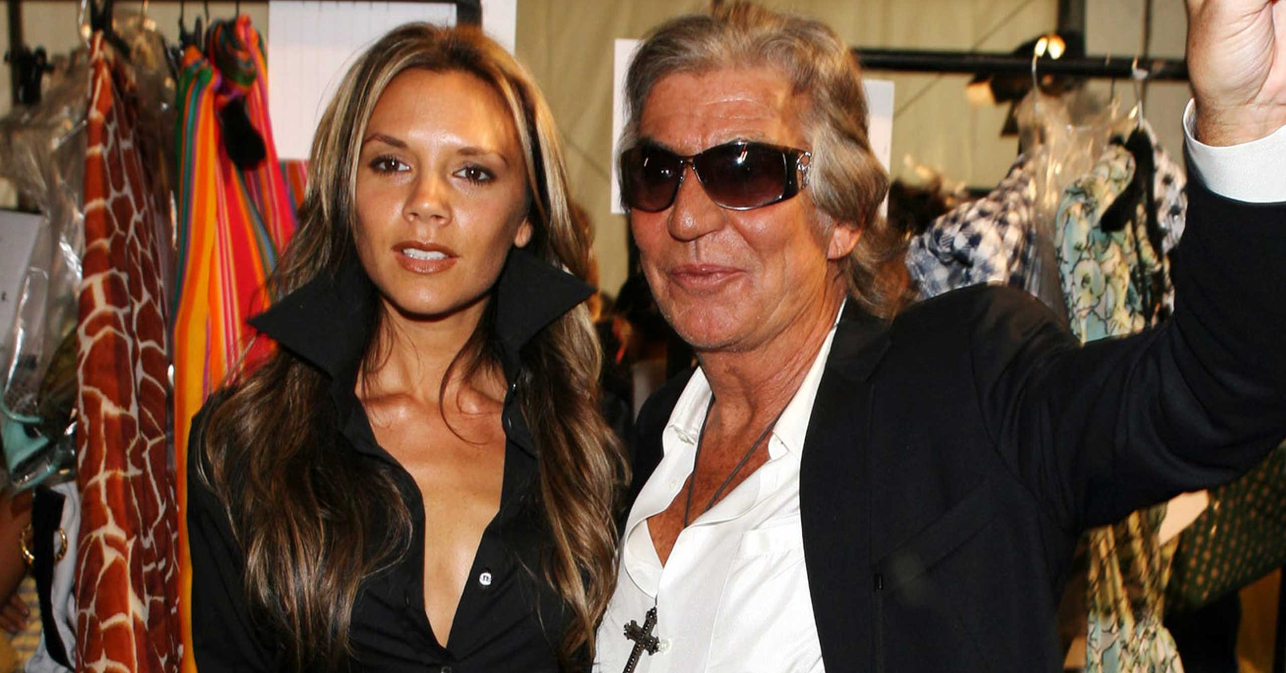 When Victoria Beckham Walked The Roberto Cavalli Runway